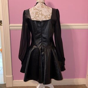 Dolls Kill | Dresses | Unholy Gothic Victorian Leather Dress Vampire ...